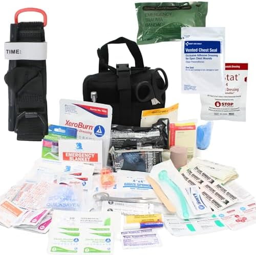 Luminary Advanced IFAK Stocked MOLLE Rip-Away Trauma Hemorrhage Control ...