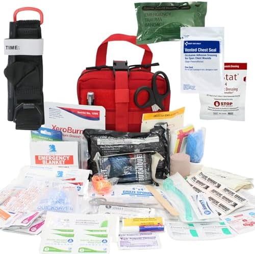 Luminary Advanced IFAK Stocked MOLLE Rip-Away Trauma Hemorrhage Control ...