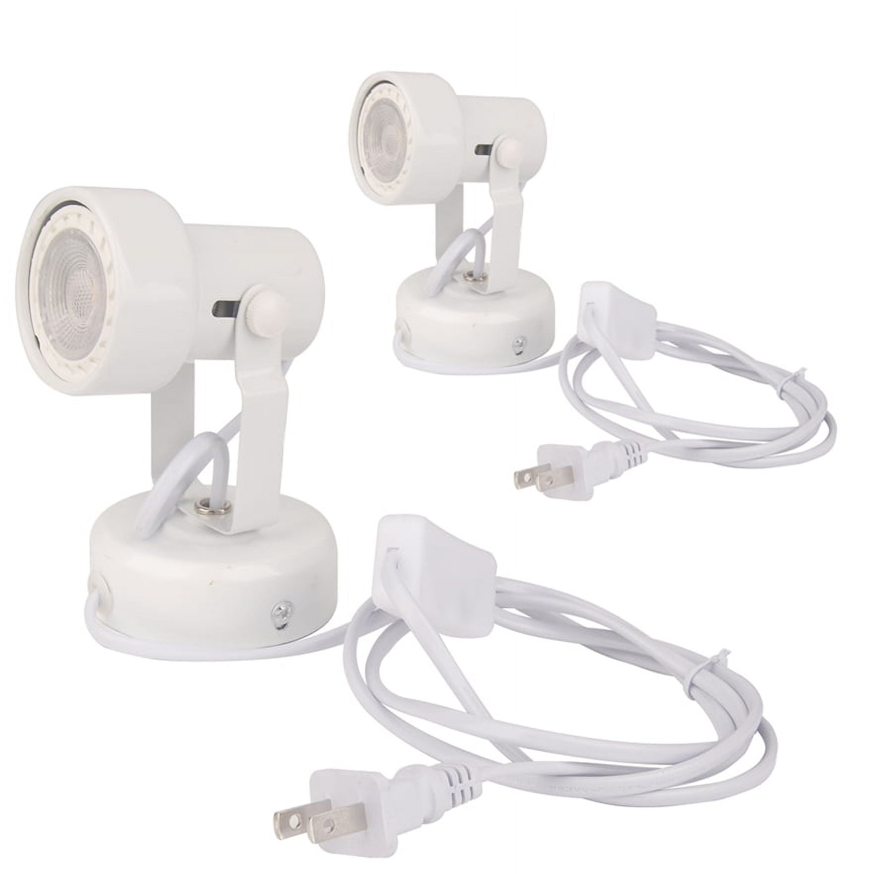 Luminary Electric Warm White Accent Spotlight Lamp, Dimmable, Plug-in ...