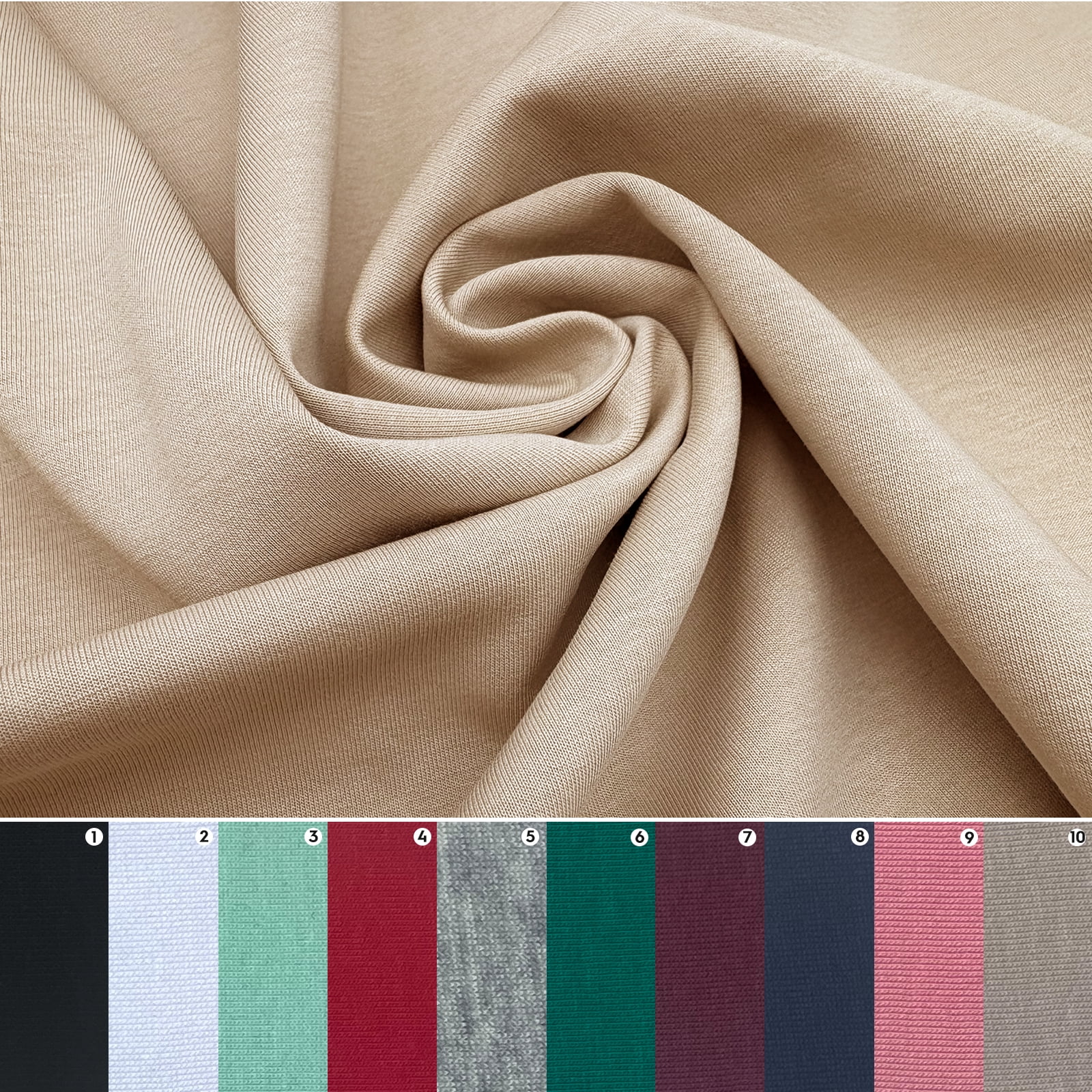 Luminea Textiles Cotton-Polyester SCUBA Fabric | 260GSM | 180CM Wide ...