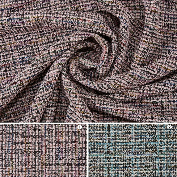 Luminea Textiles Multi-Fleck Tweed Fabric | 75% Polyester 12% Cotton ...