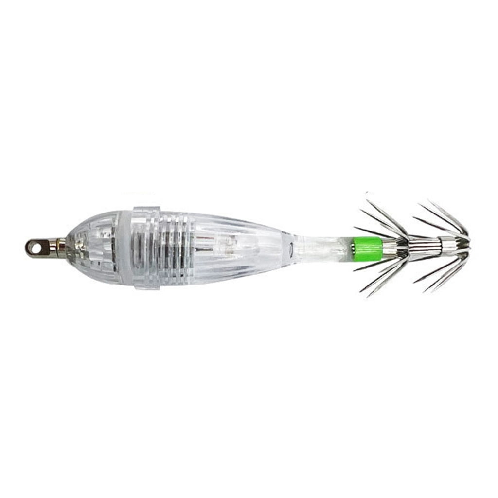 Luminescent Squid Jigs Underwater Squid Light Baits Attracting ...