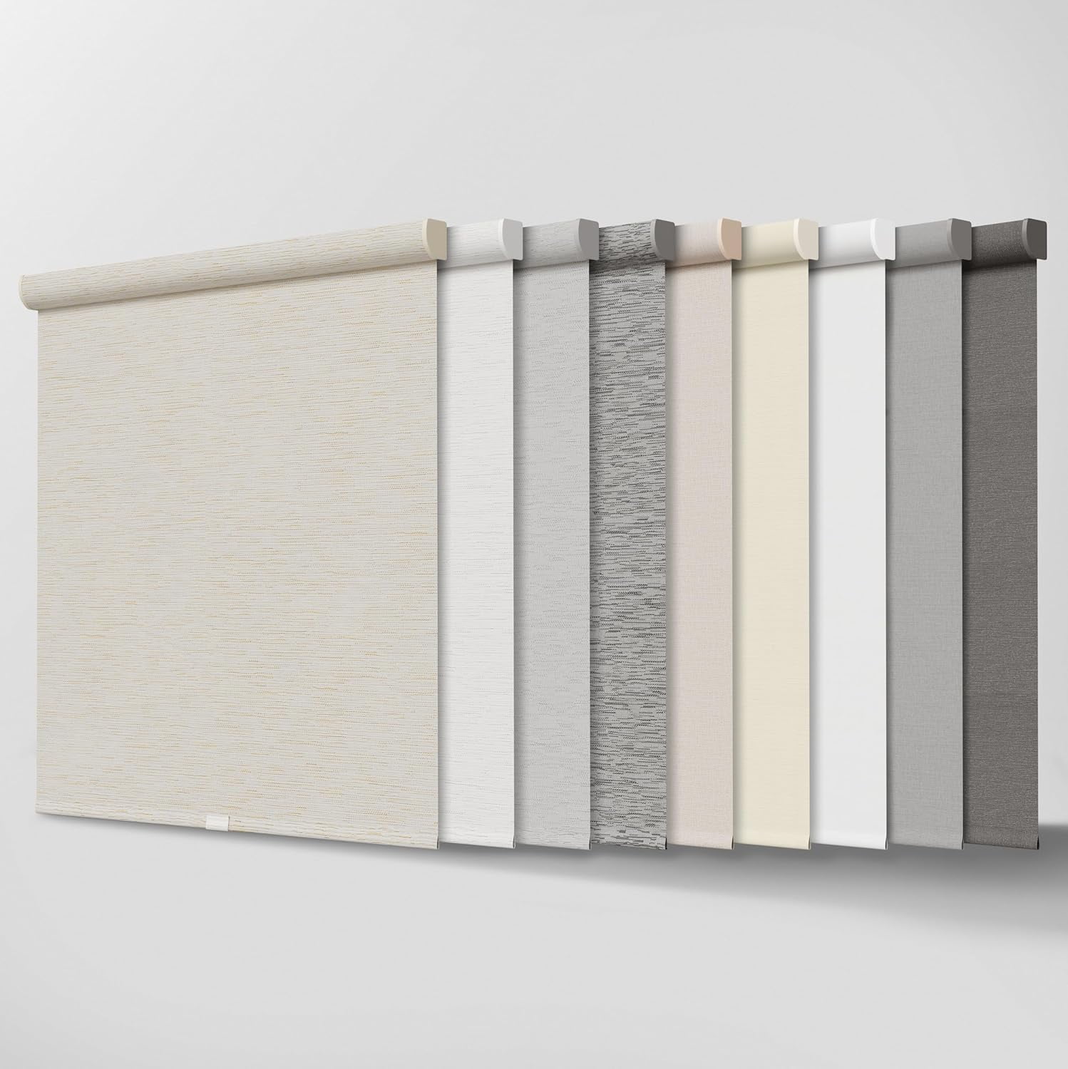 Lumino 100% Blackout Roller Shades for Windows - 36.5" W x 72" L ...