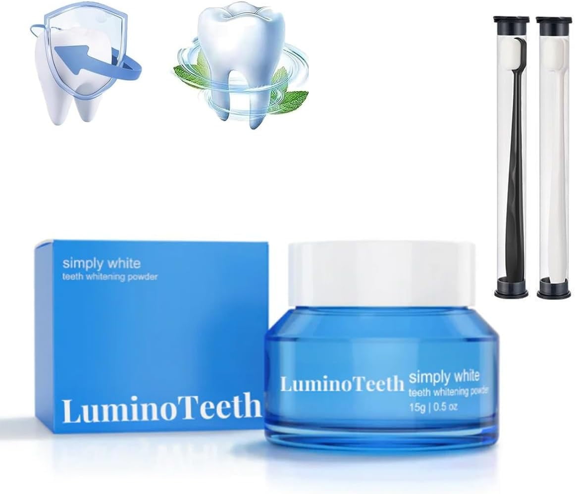 Luminoteeth Whitening Powder,Natural Snow Teeth Whitener,Magic Booster ...