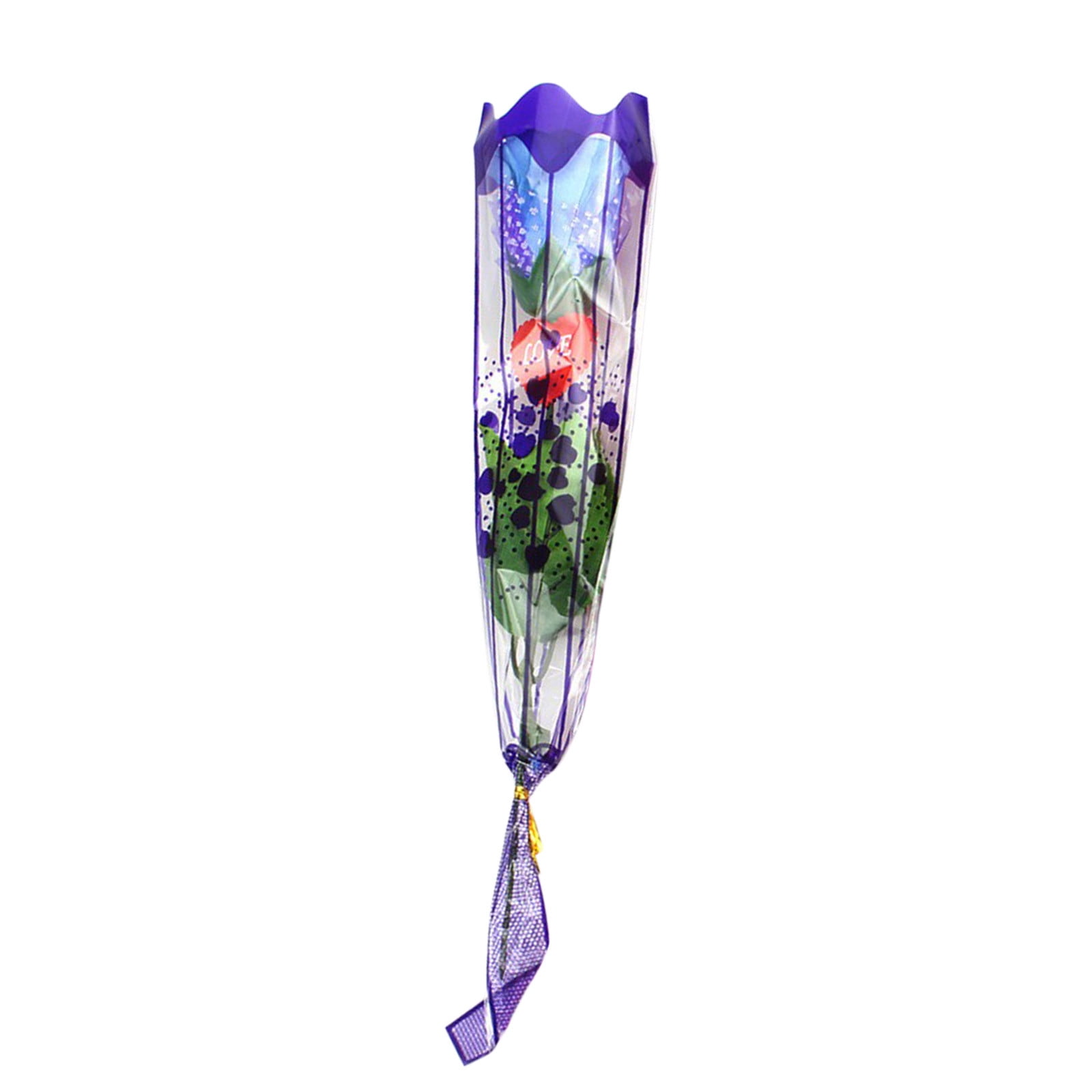 Luminous Artificial Rose Flower - Battery-Powered LED Decor with Red ...