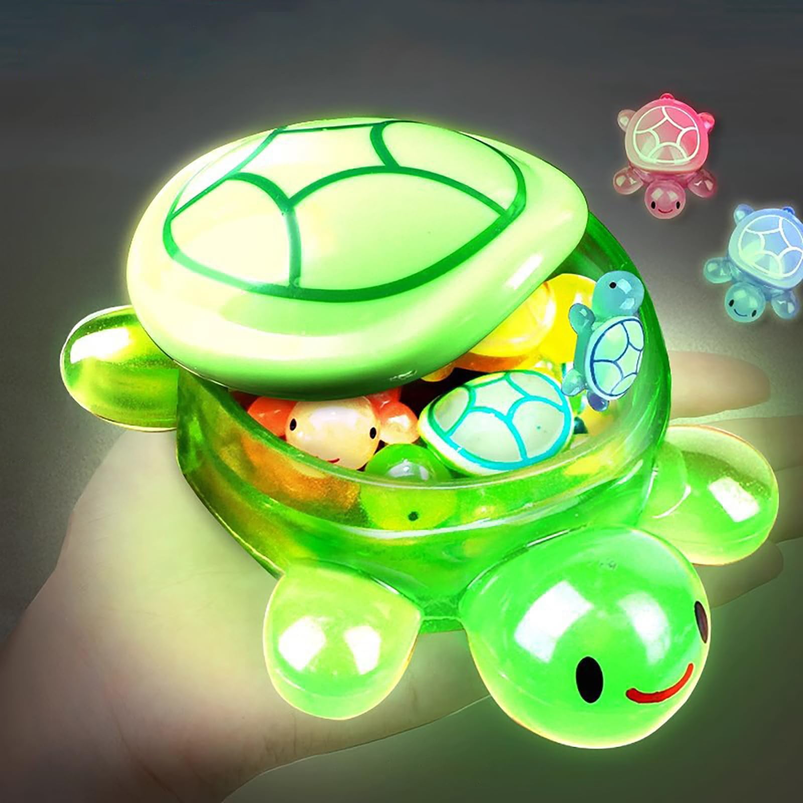 Luminous Candy Dish Bowl with Lid Ornament Decorations Glow in the Dark ...