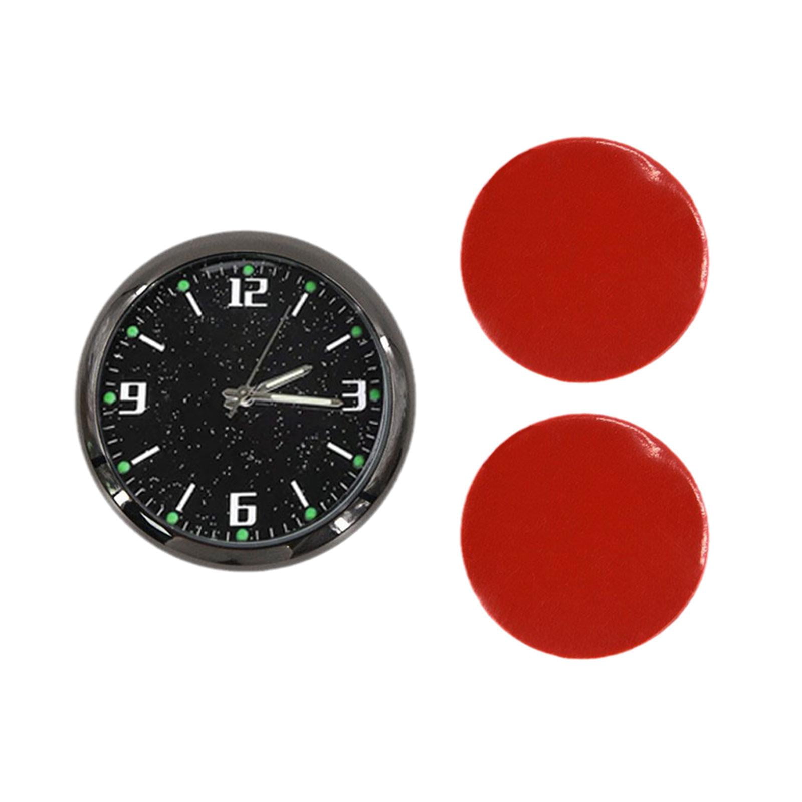 Luminous Car Clocks Stick-On Digital Watch Quartz Clock For Vehicle ...