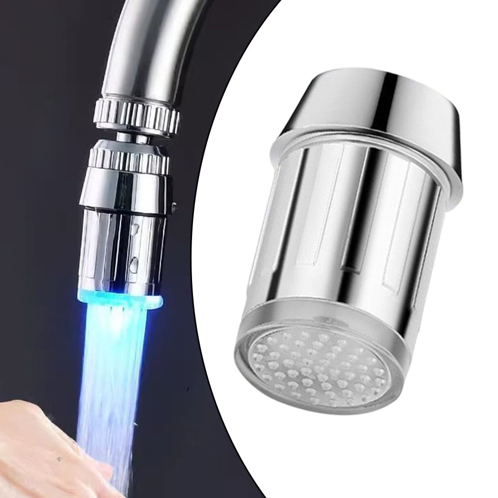 Luminous Changing LED Faucet Color Light Changing Blinking Temperature ...