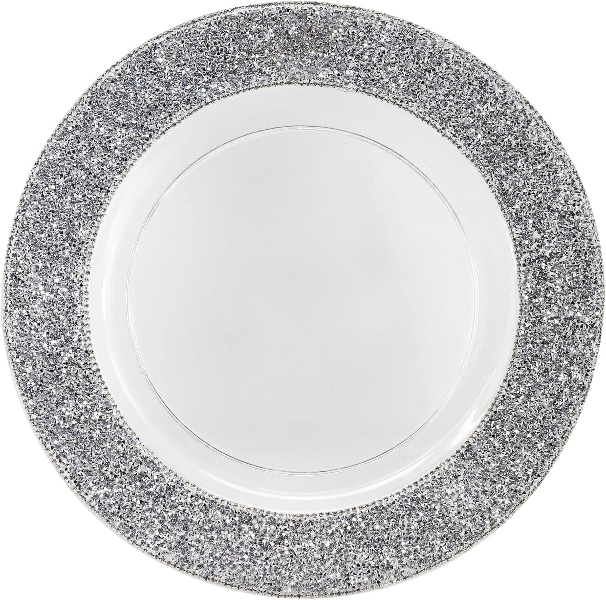 Luminous Charger Plate, Sparkling Rhinestones, Protective Dinner Plate ...