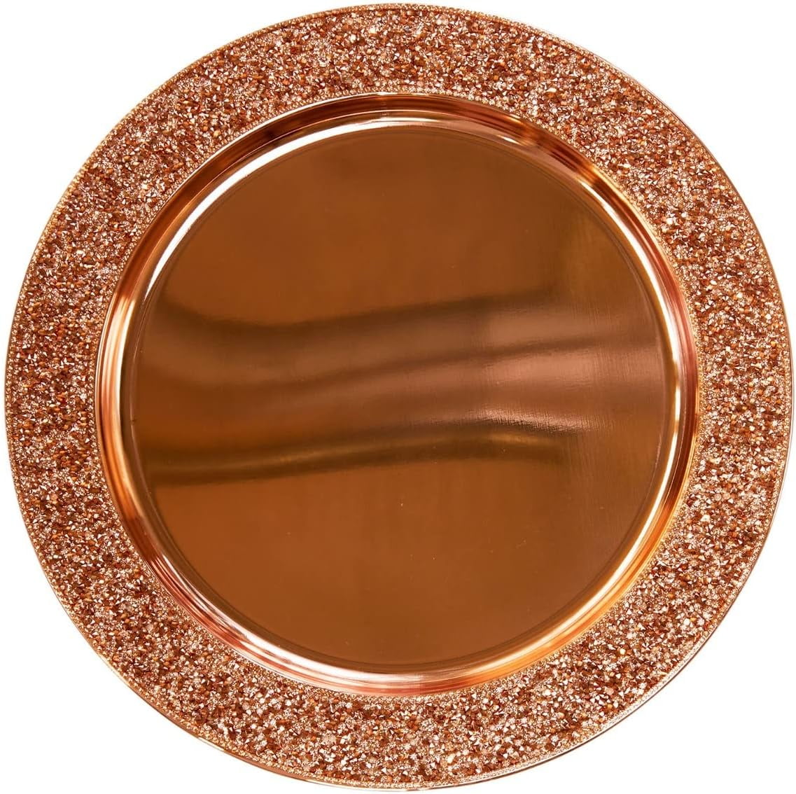 Luminous Charger Plate, Sparkling Rhinestones, Protective Dinner Plate ...