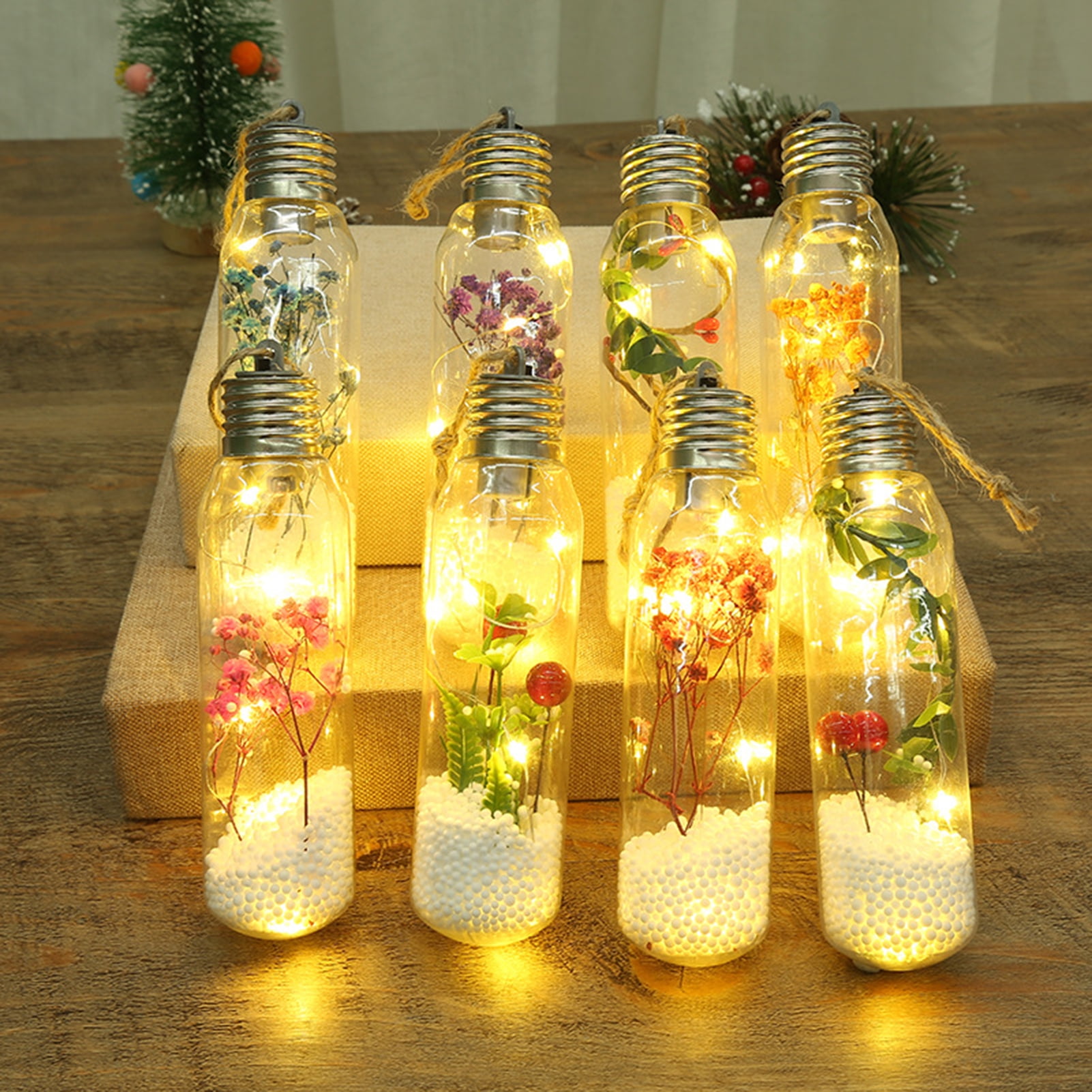 Luminous Christmas LED Ornaments - High Brightness with Hanging Rope ...