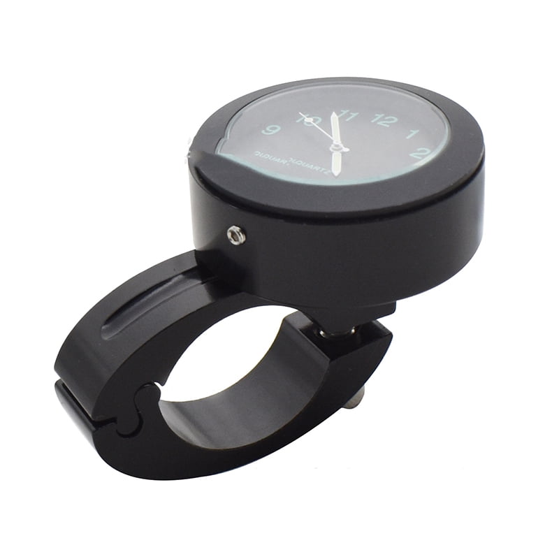 Luminous Clock Handlebar Mount for Motorcycle Scooter Bicycle Handlebar ...