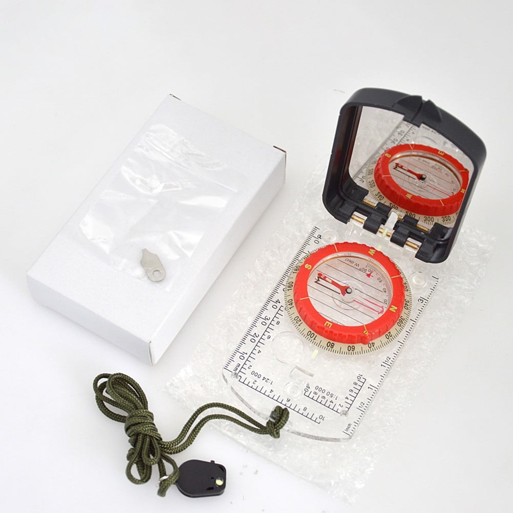 Luminous Compass With Mirror Multifunctional Waterproof Outdoor Hiking ...