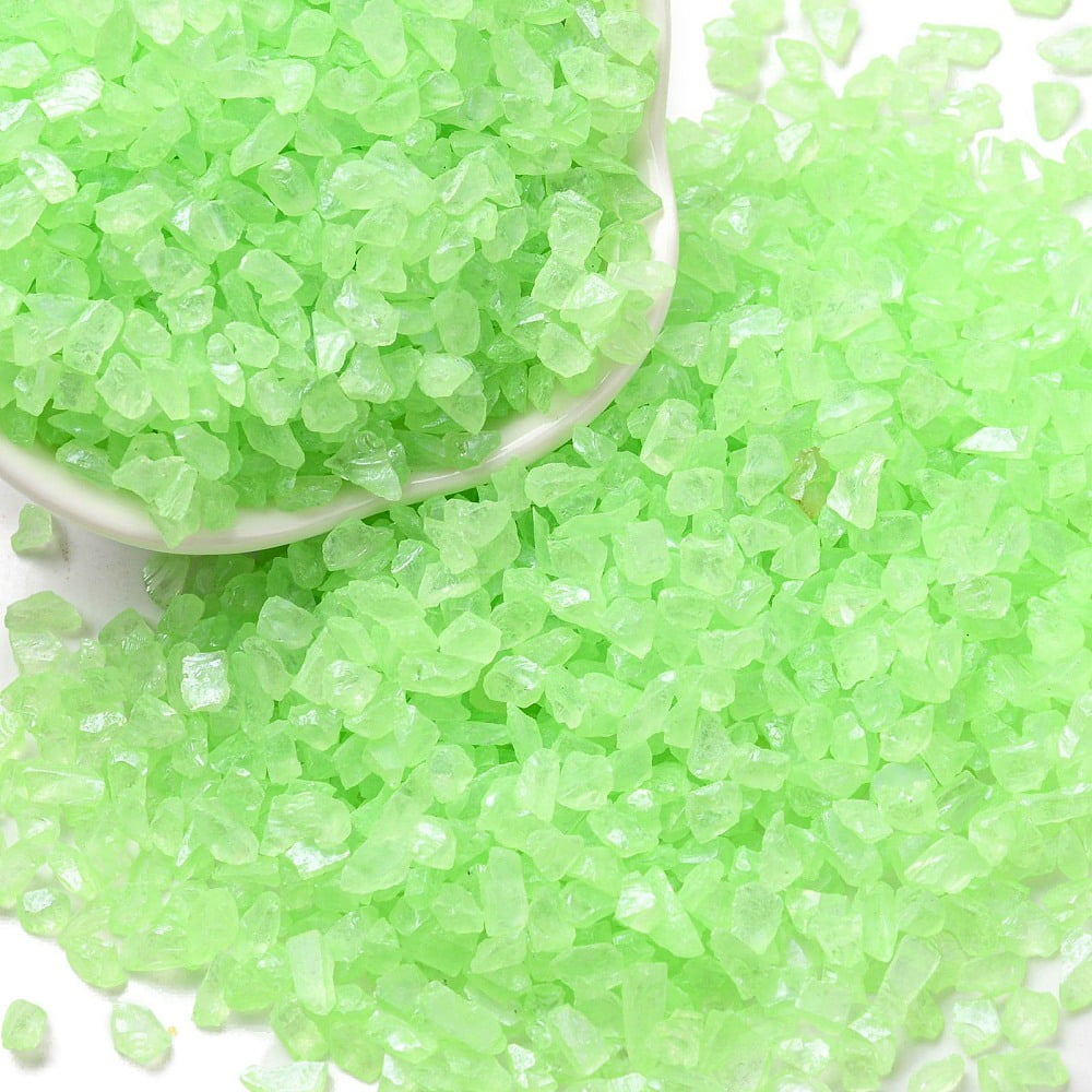 Luminous Crushed Glass Craft Irregular Glass Chips for DIY Vase Filler ...