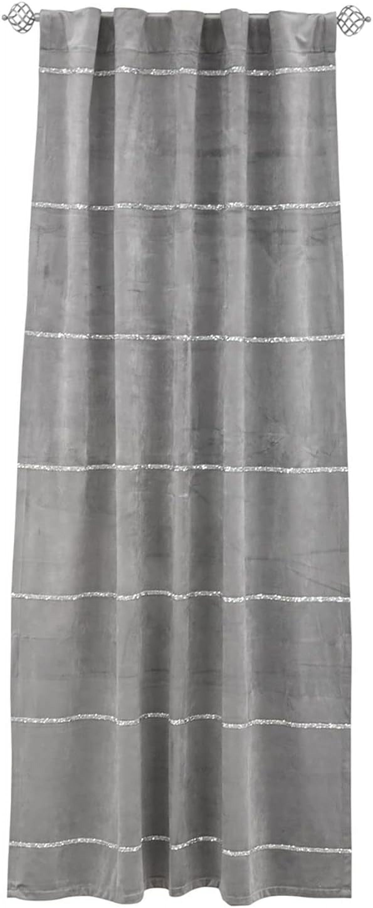 Luminous Curtain Panel, Light Diffusing, Thick Velvet, Rhinestone ...