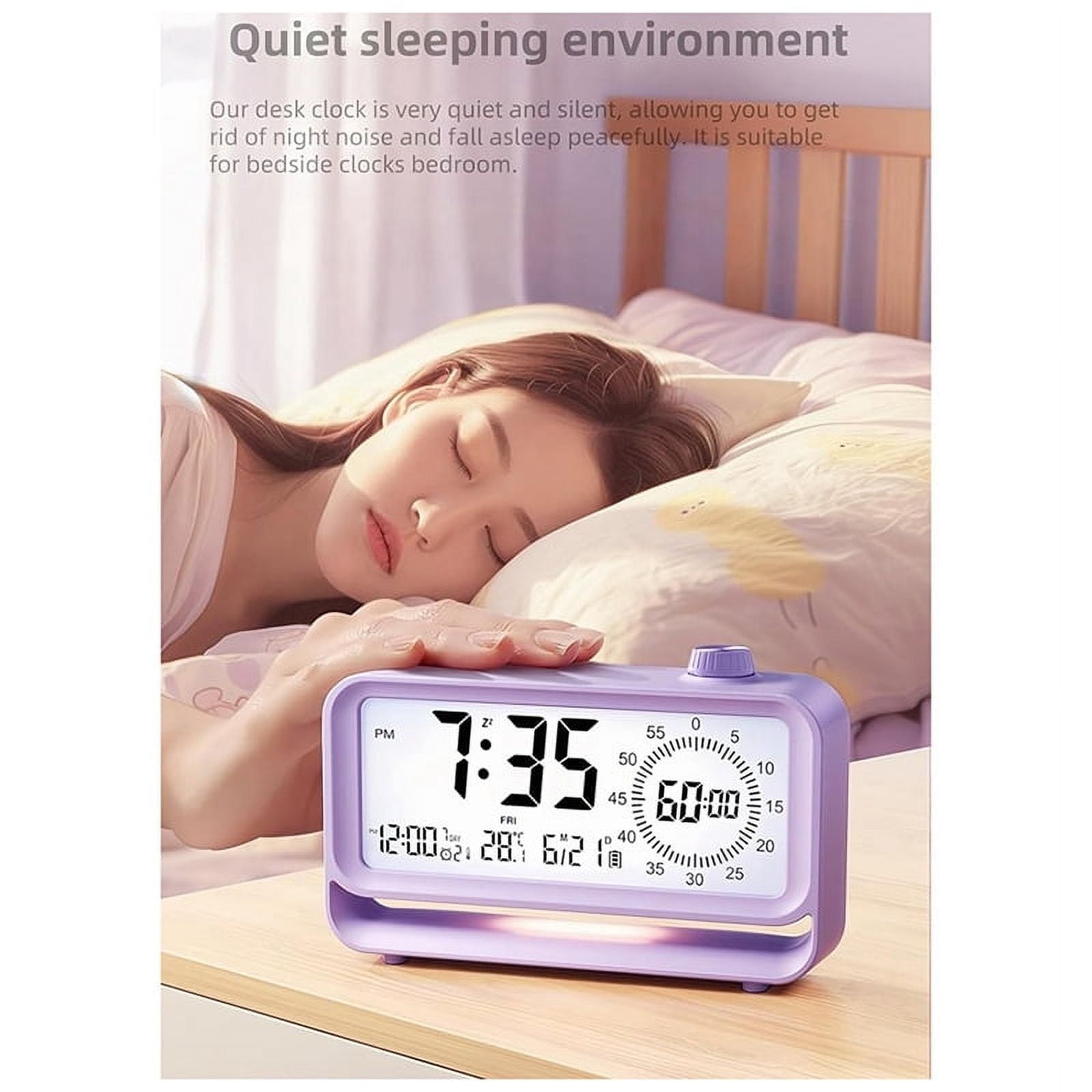 Luminous Digital Clock Night Timer with Visual Display for Students for ...