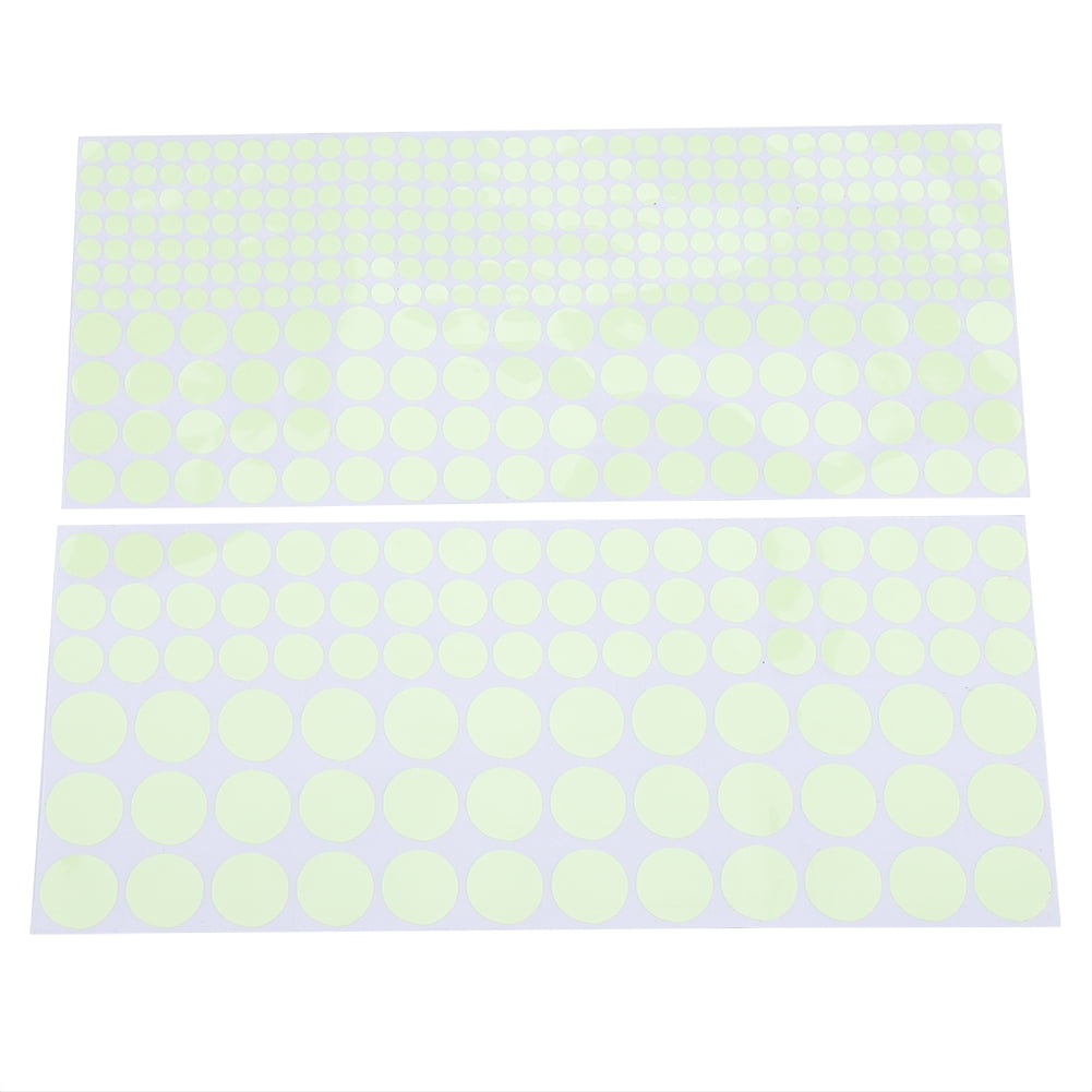 Luminous Dots Moon Wall Sticker Bedroom Bathroom Backdrop Room ...