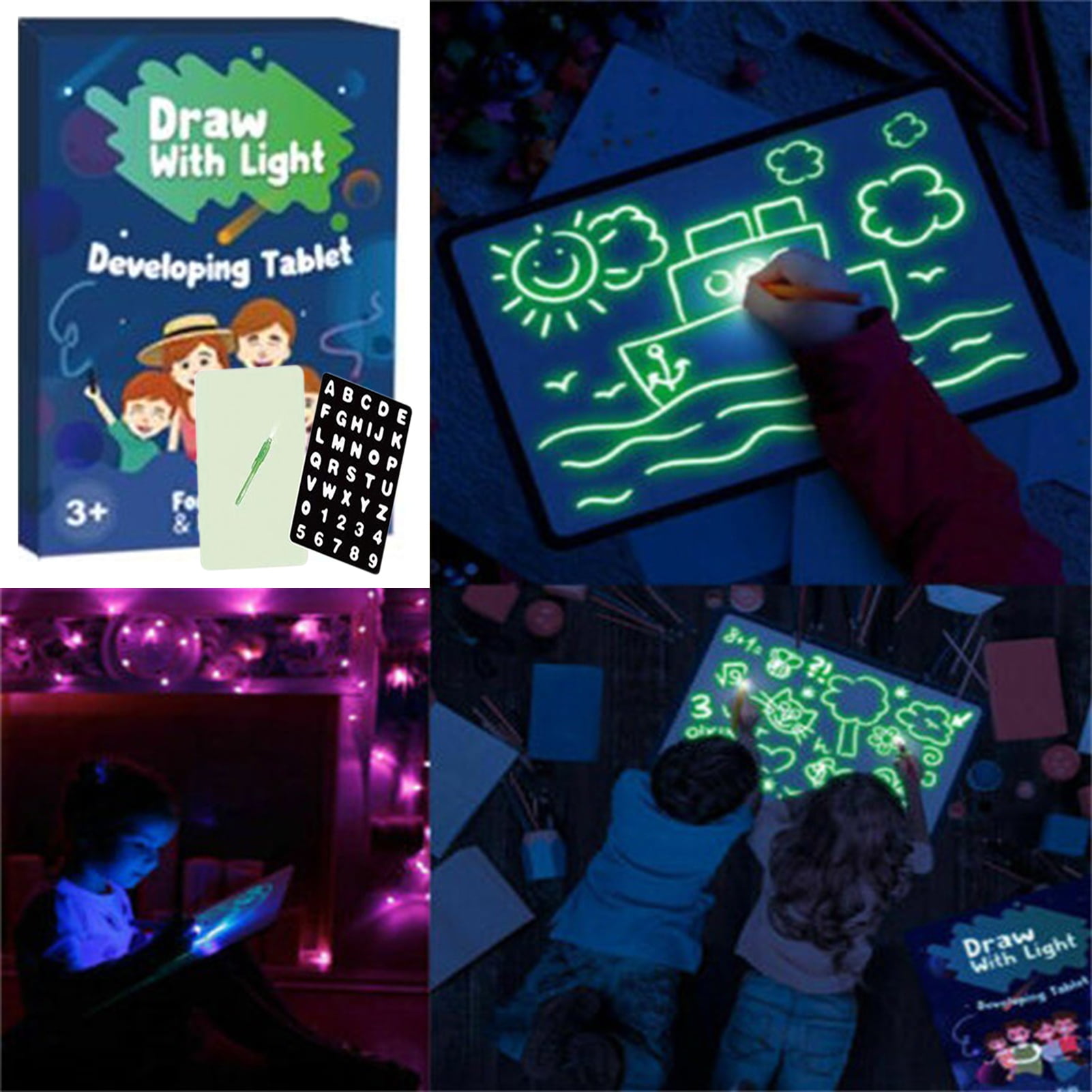 Luminous Drawing Board - High Sensibility Draw Smoothly Early Education ...