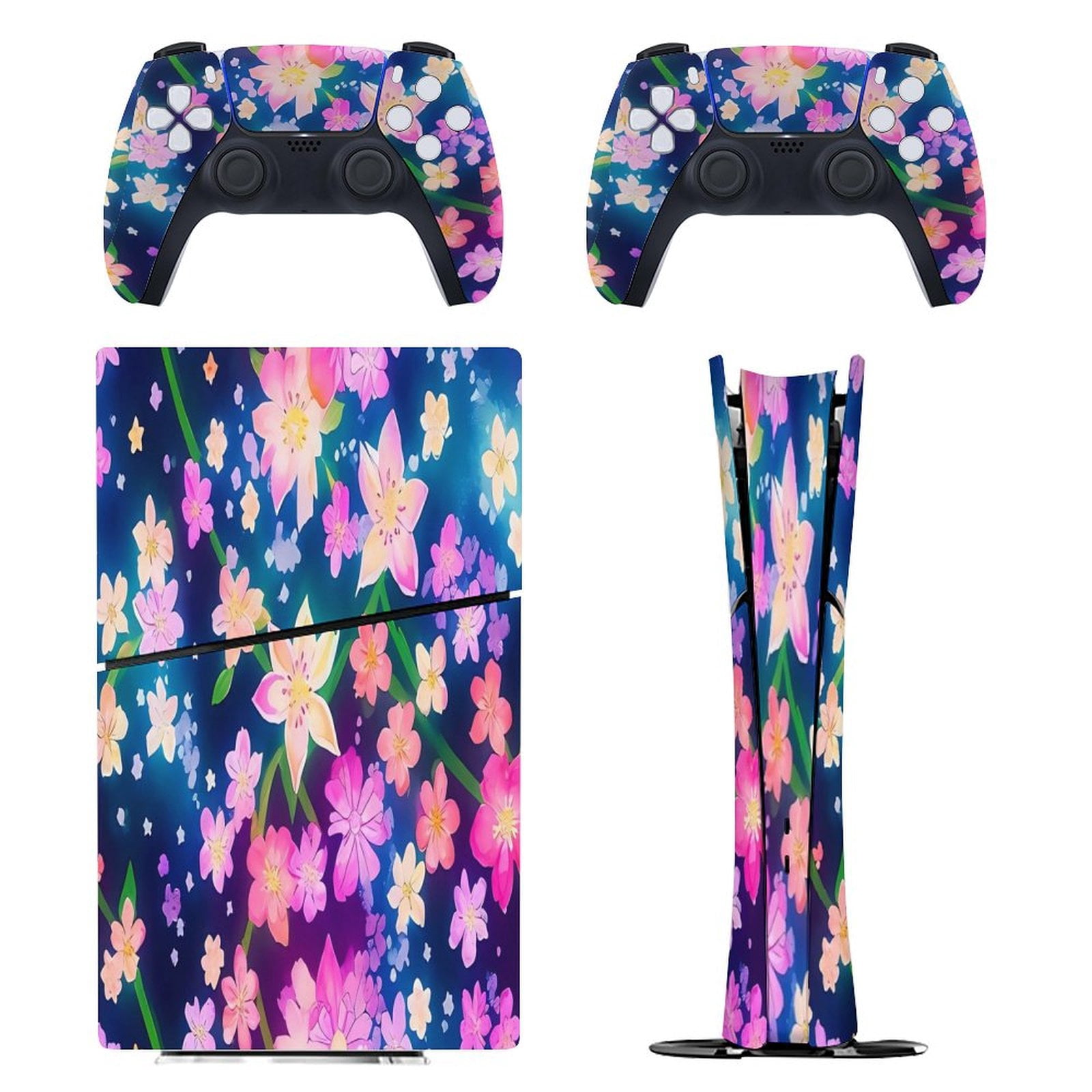 Luminous, Dreamy, Flowers PS5/PS5 Slim Digital Disc Skin Sticker For ...