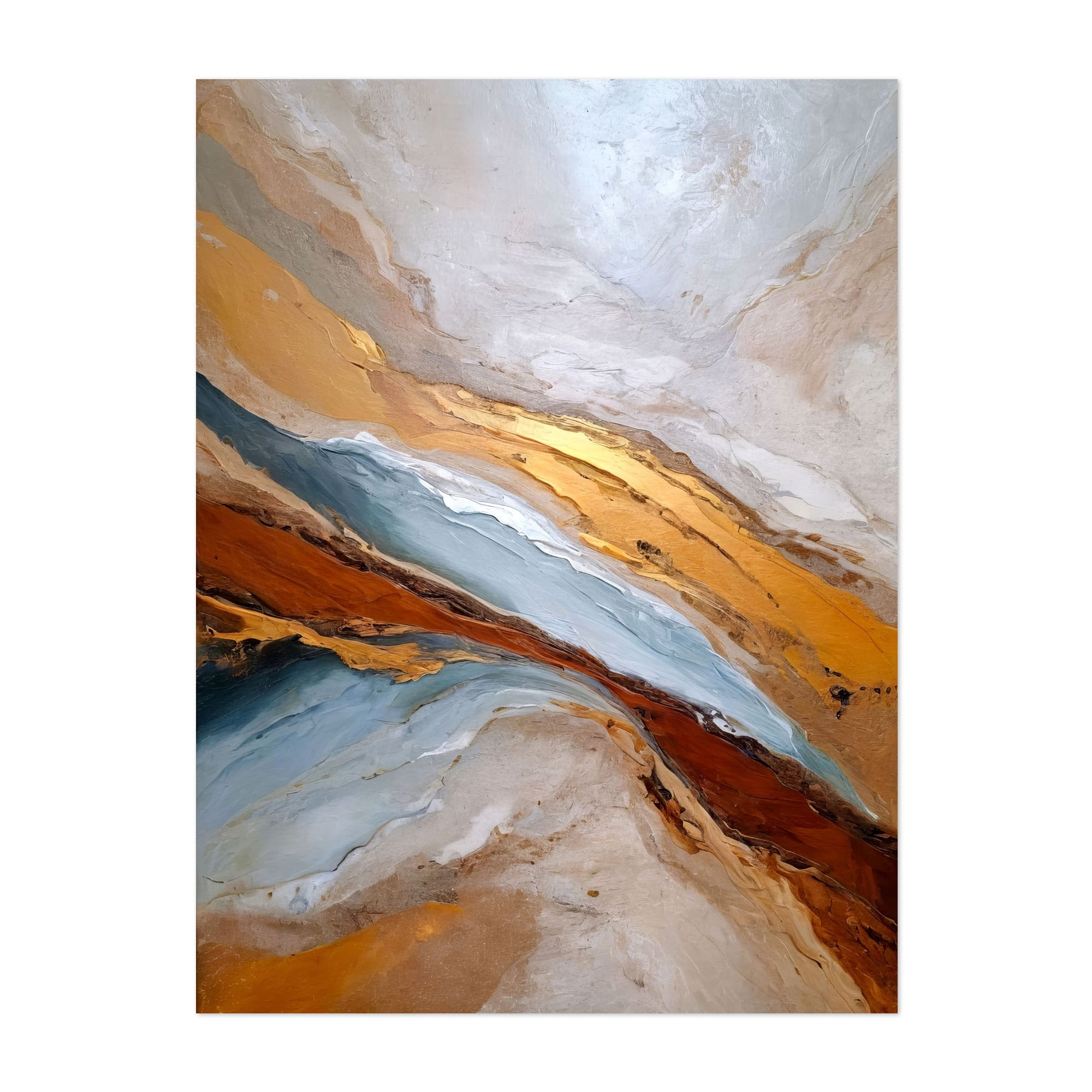 Luminous Drift - Digital Art Abstract Modern Art Landscape Nature ...