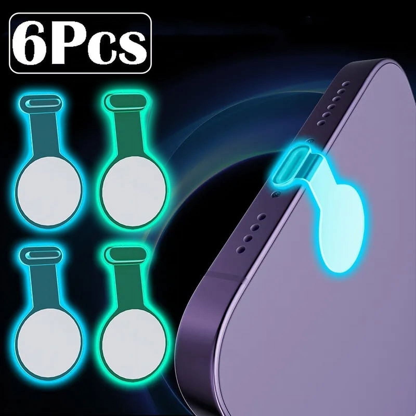 Luminous Dust Plugs for IOS USB Type C IPhone Samsung IPad Tablet ...