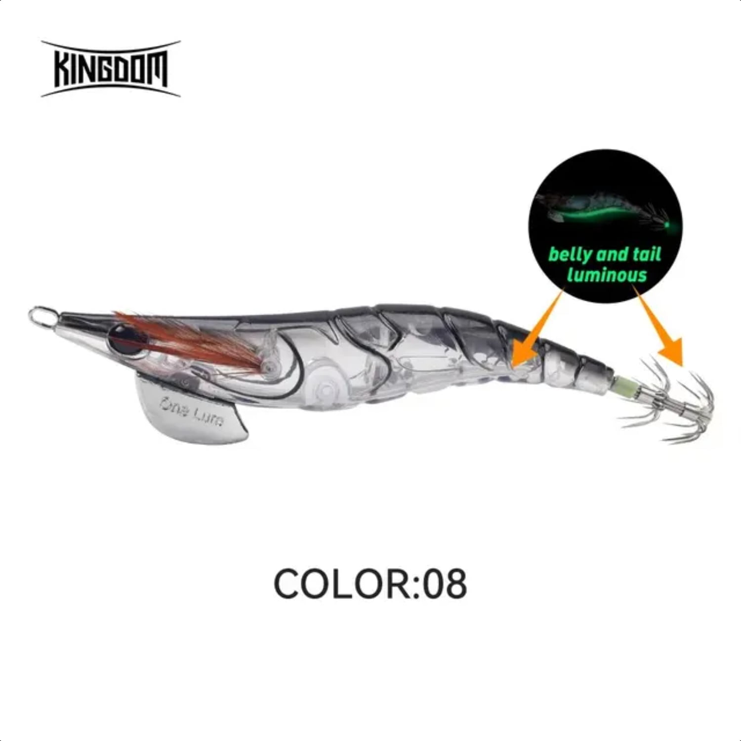 Luminous Egi Squid Bait 3.0# Artificial Jigging Lures for Slow Sinking Squid Fishing - 15g ...