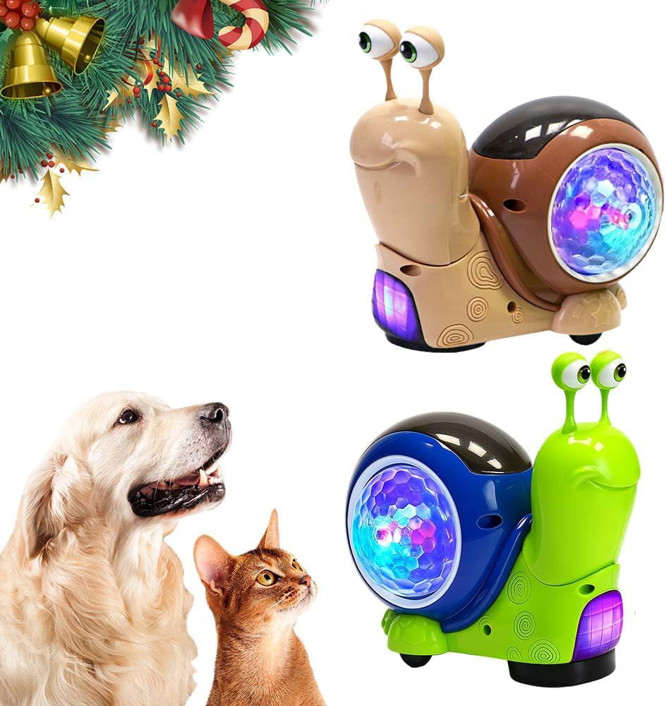 Luminous Electric Snail Toy, Glowing Music Playing Crawling Snail with ...
