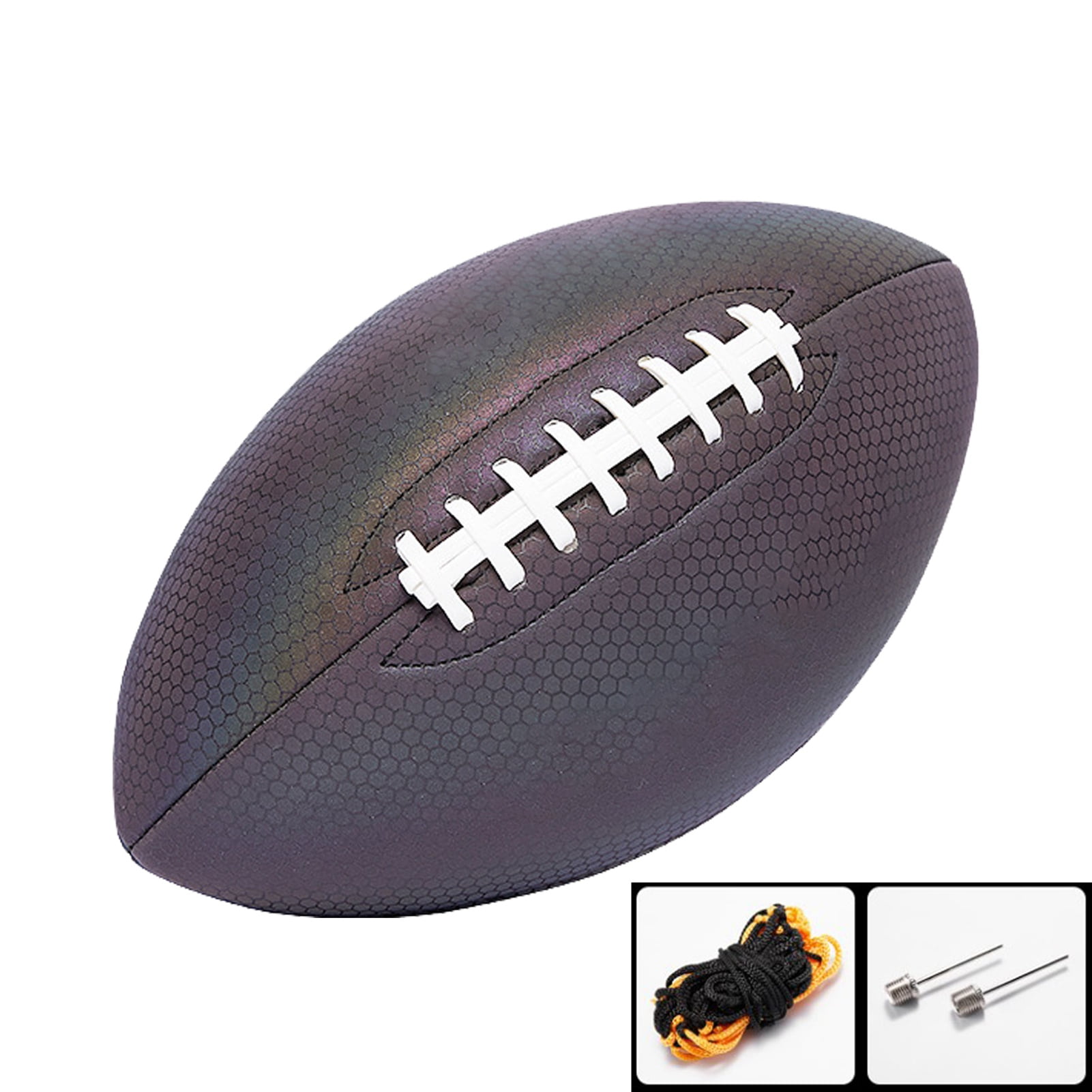 Luminous Fluorescent Reflective Football Pu American Standard Game ...