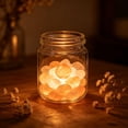 Luminous Garden Pebbles 2cm Teardrop Glow Stones, Light-Absorbing Resin ...