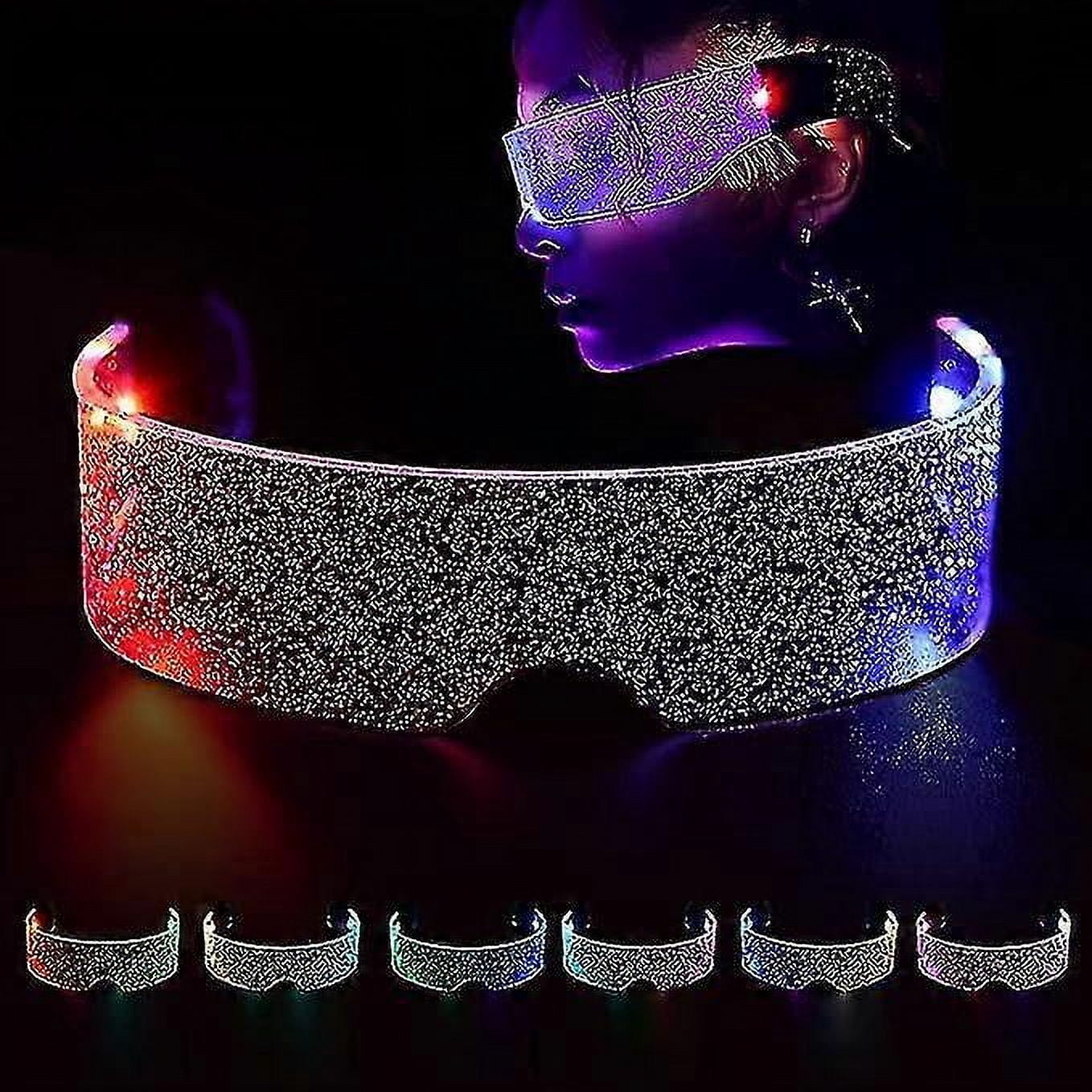 Luminous Glasses: LED Cyberpunk Party Glasses - Walmart.com