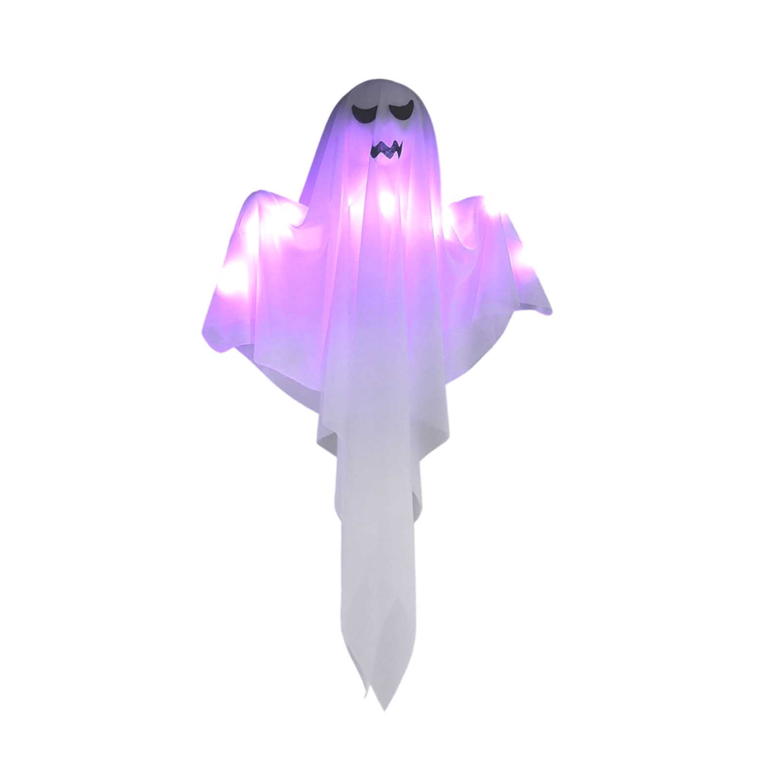 Luminous Halloween Ghost Pendant 24x31in Flexible Arms Poseable Glowing ...