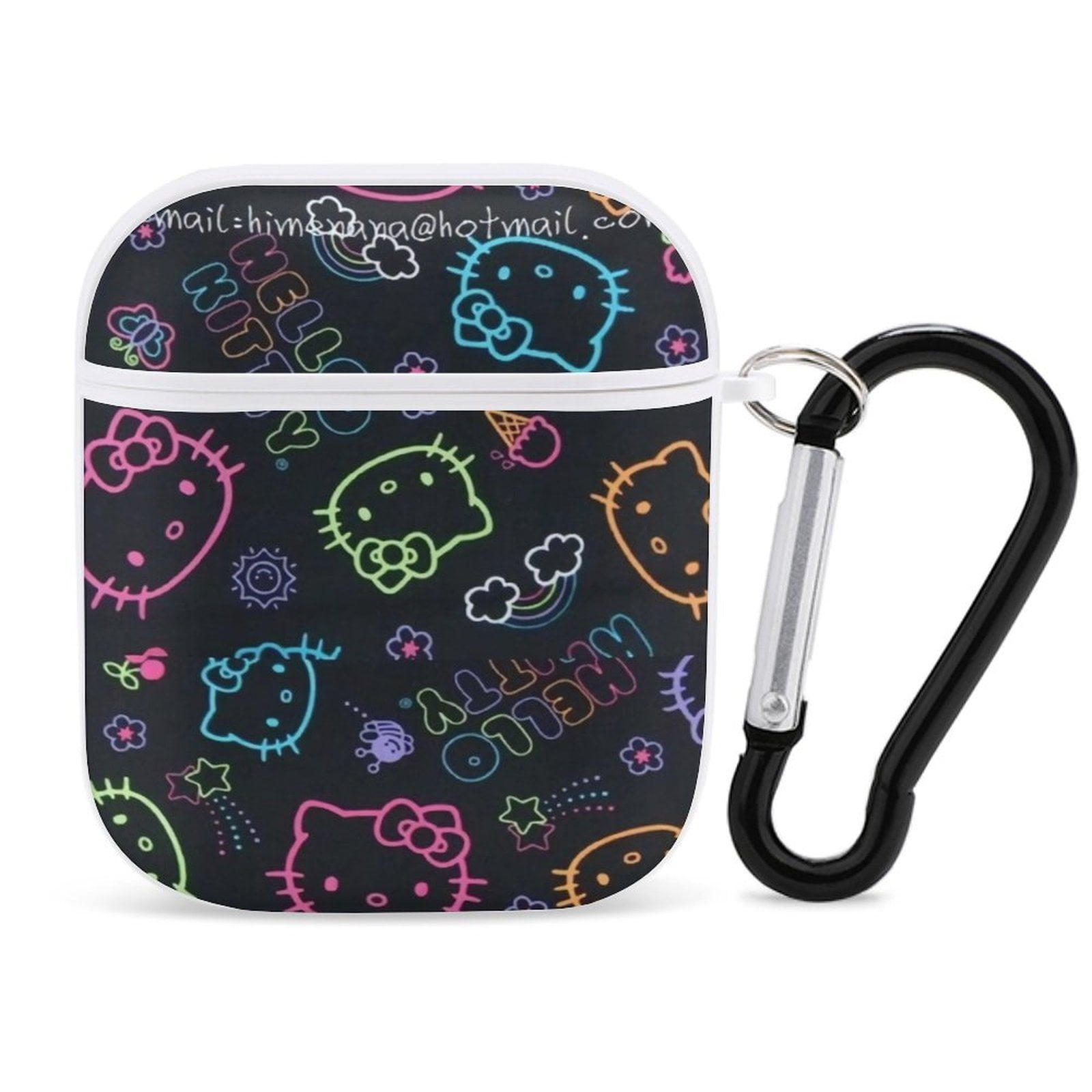 Luminous Hello Kitty Case for AirPods Case Cover with Keychain,Cute ...
