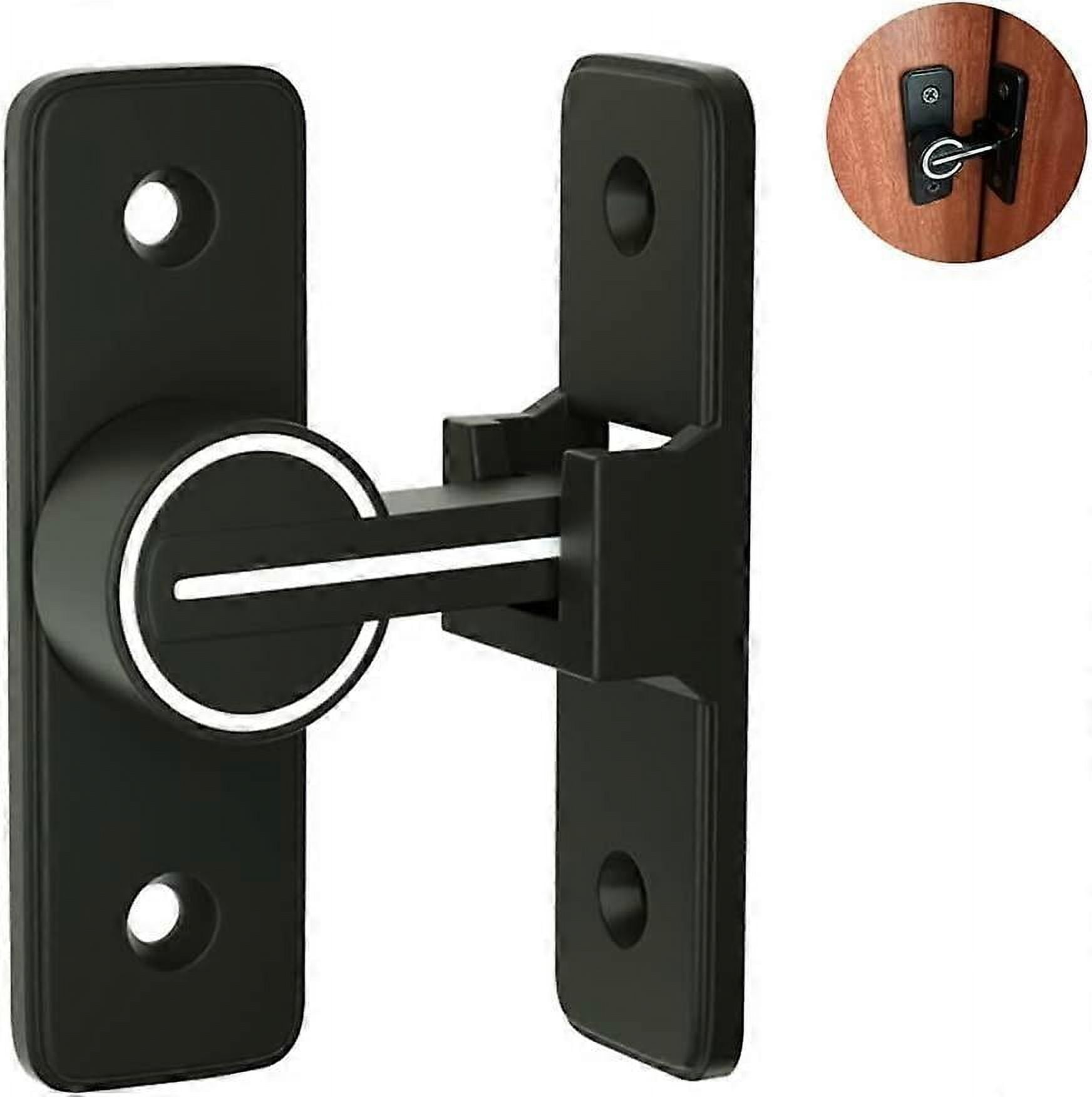 Luminous Interior Sliding Door Lock,90 Swing Door Hook Latch, Anti ...