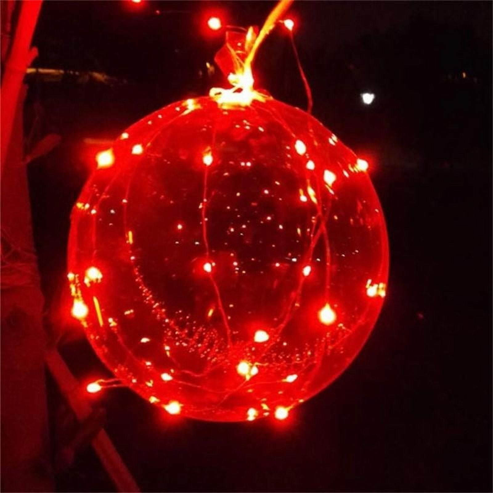 Luminous LED Balloon LED Transparent Glowing Balloon String Lights ...