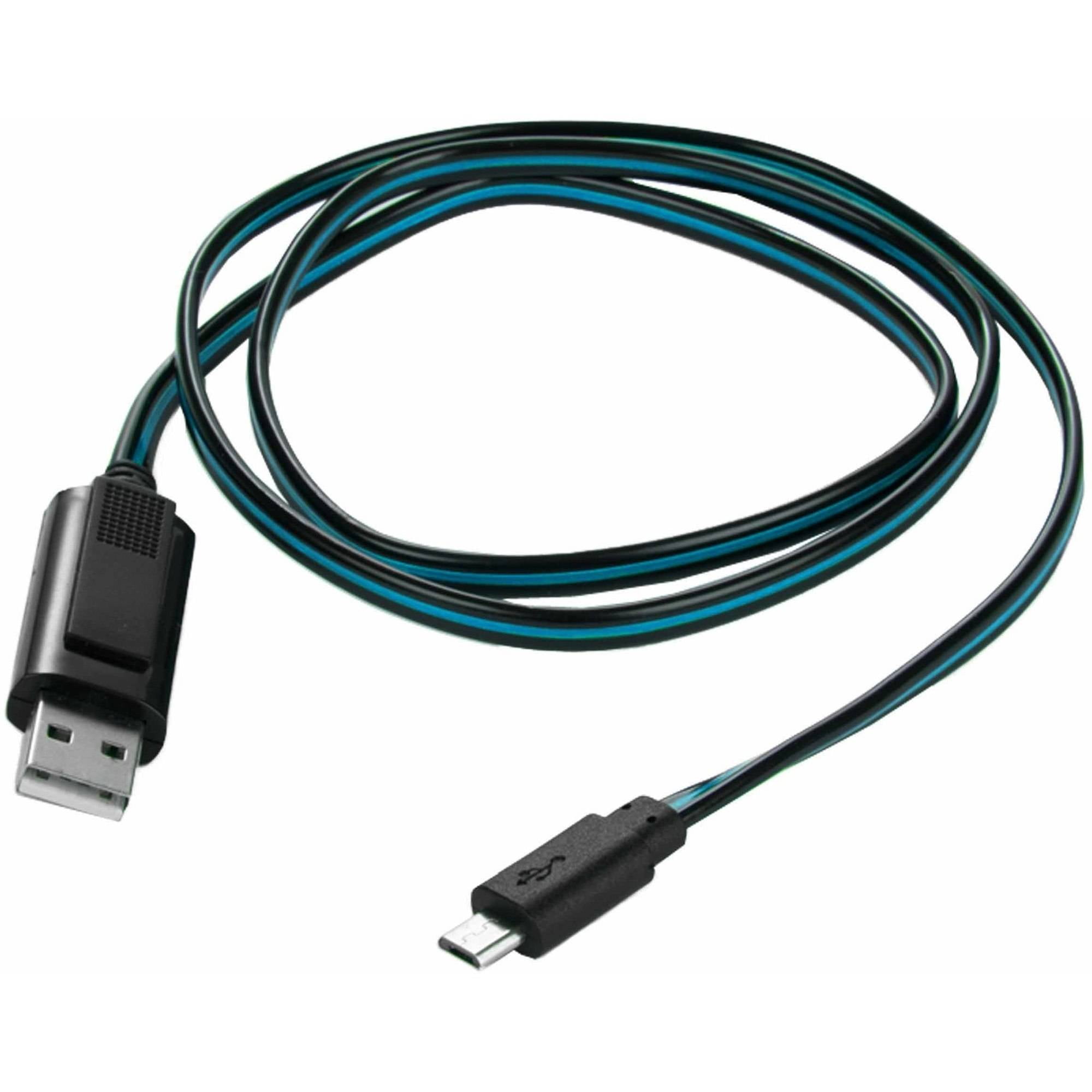 Luminous Light Sync Micro USB to USB 2.0 Syncer 3 Feet Cable for ...