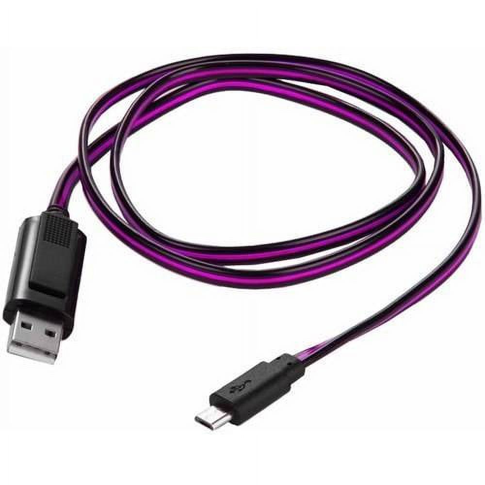 Luminous Light Sync Micro USB to USB 2.0 Syncer 3 Feet Cable for ...