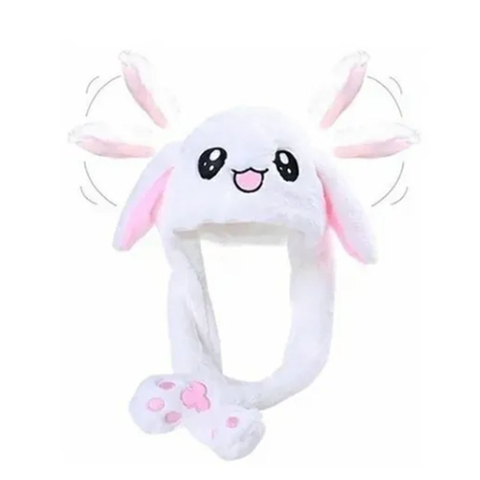 Luminous Long Bunny Hat LED Electric Plush Adjustable Cute Cartoon ...