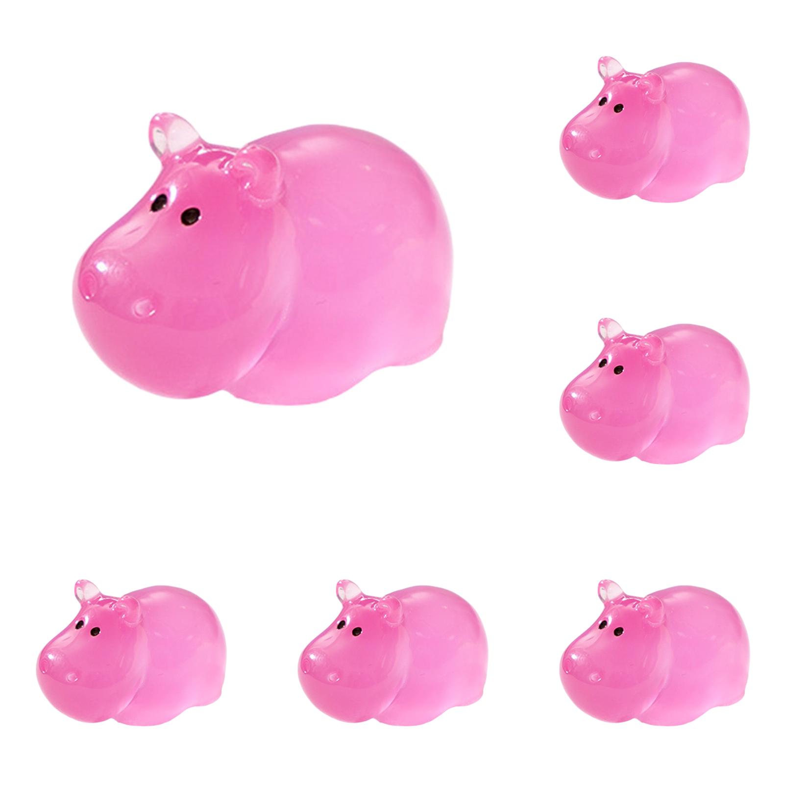 Luminous Mini Resin Animals Glow in The Dark Small Tiny Resin Figurines ...