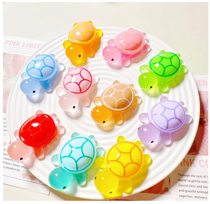 Luminous Mini Resin Turtles, Tiny Sea Turtle Animals to Hide Figures ...