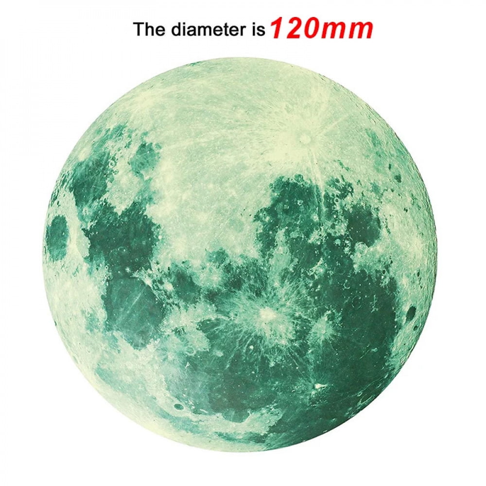 Luminous Moon Stars Wall Stickers for Kids room Bedroom Decor Glow in ...