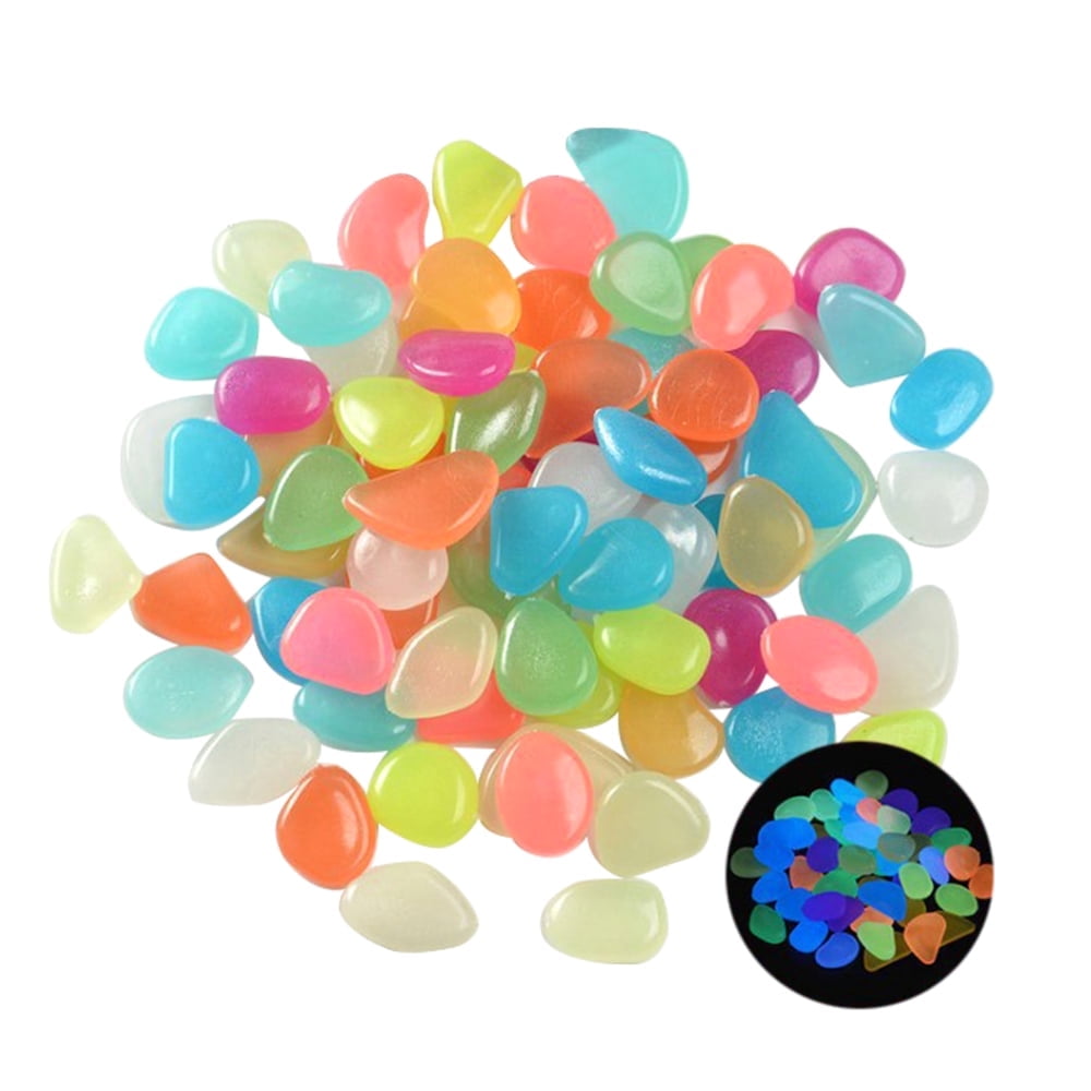 Luminous Pebbles Stones,Miuline Glow in The Pebbles Stones For Indoor ...