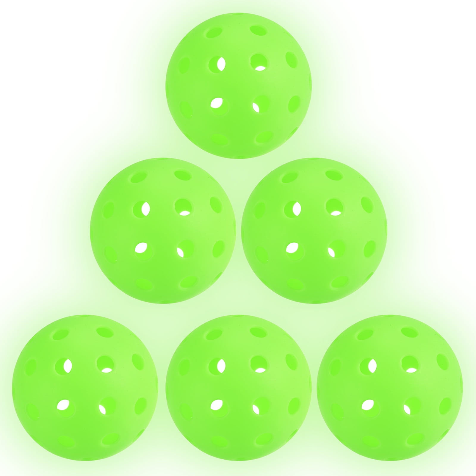 Luminous Pickleball Balls 40 Holes Glow in the Dark Pickleball Balls ...