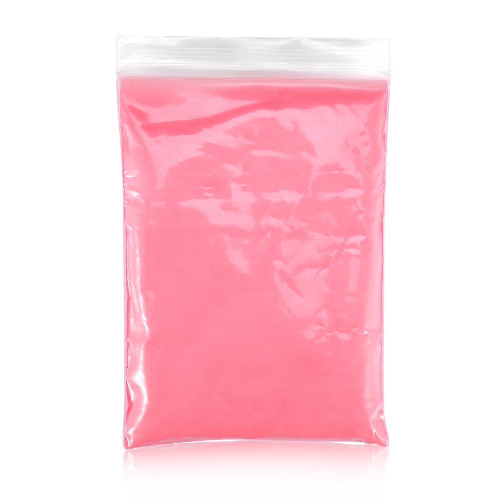 Luminous Pink Fluorescent Powder Paint, DIY Nail Polish Coating, Noctilucent Pigment for Unique ...
