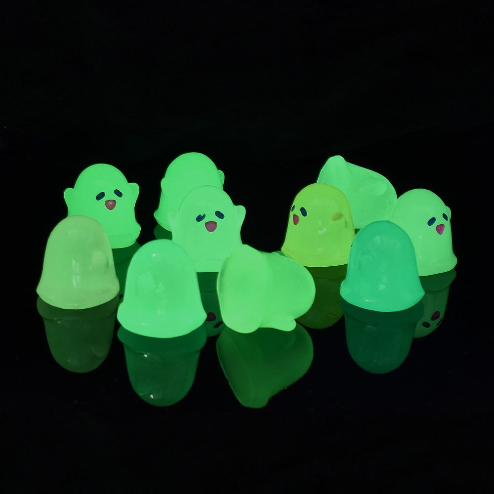 Luminous Resin Display Decorations Glow in the Dark Ghost Mixed Color ...