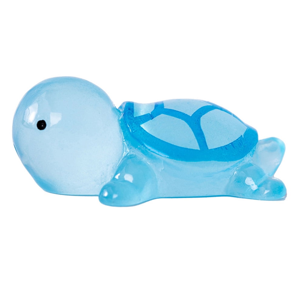 Luminous Resin Tortoise Mini Sculpture Creative Resin Glow In The Dark ...