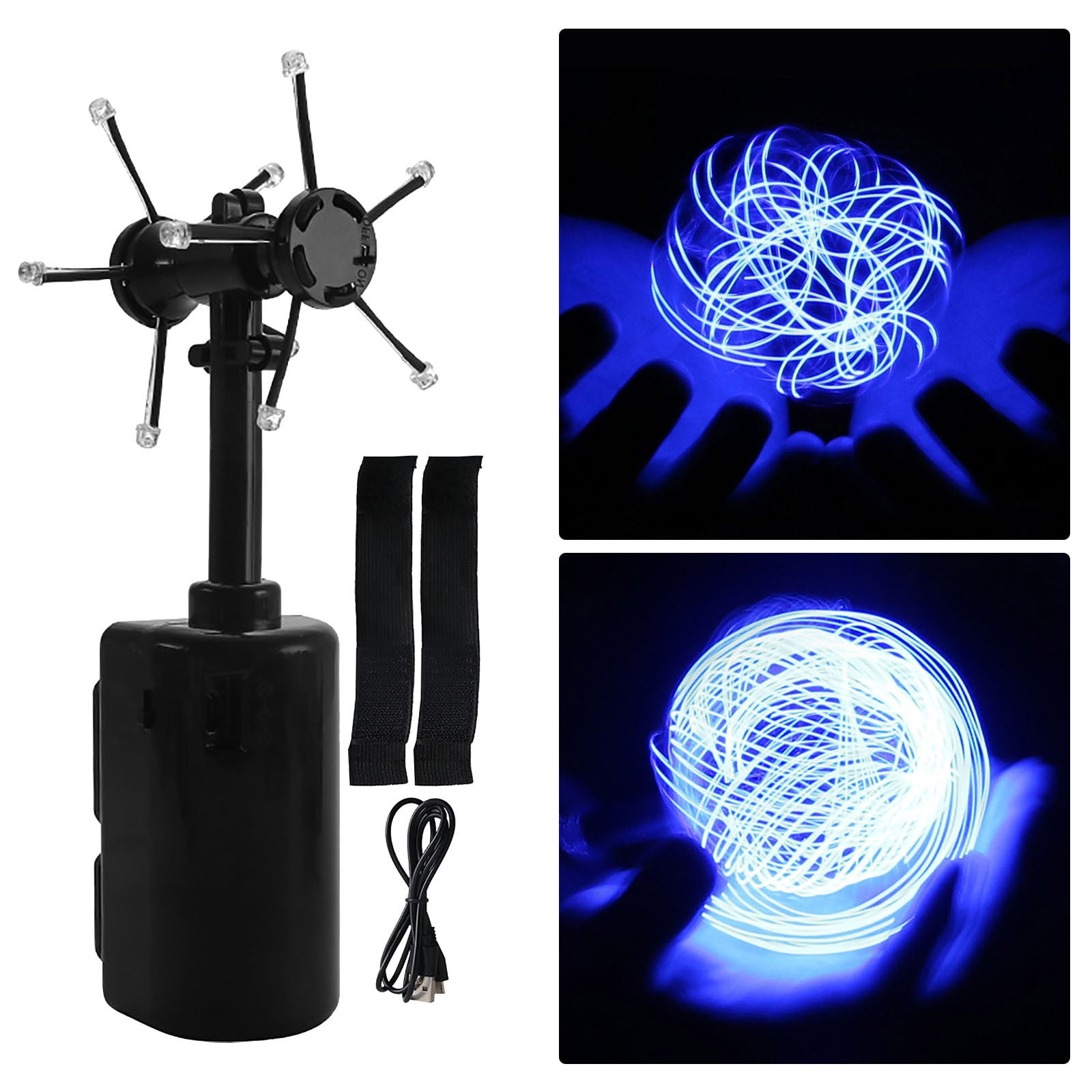 Luminous Rotating Suspension Toy Prop | Spiralizer Design | Light-Up ...