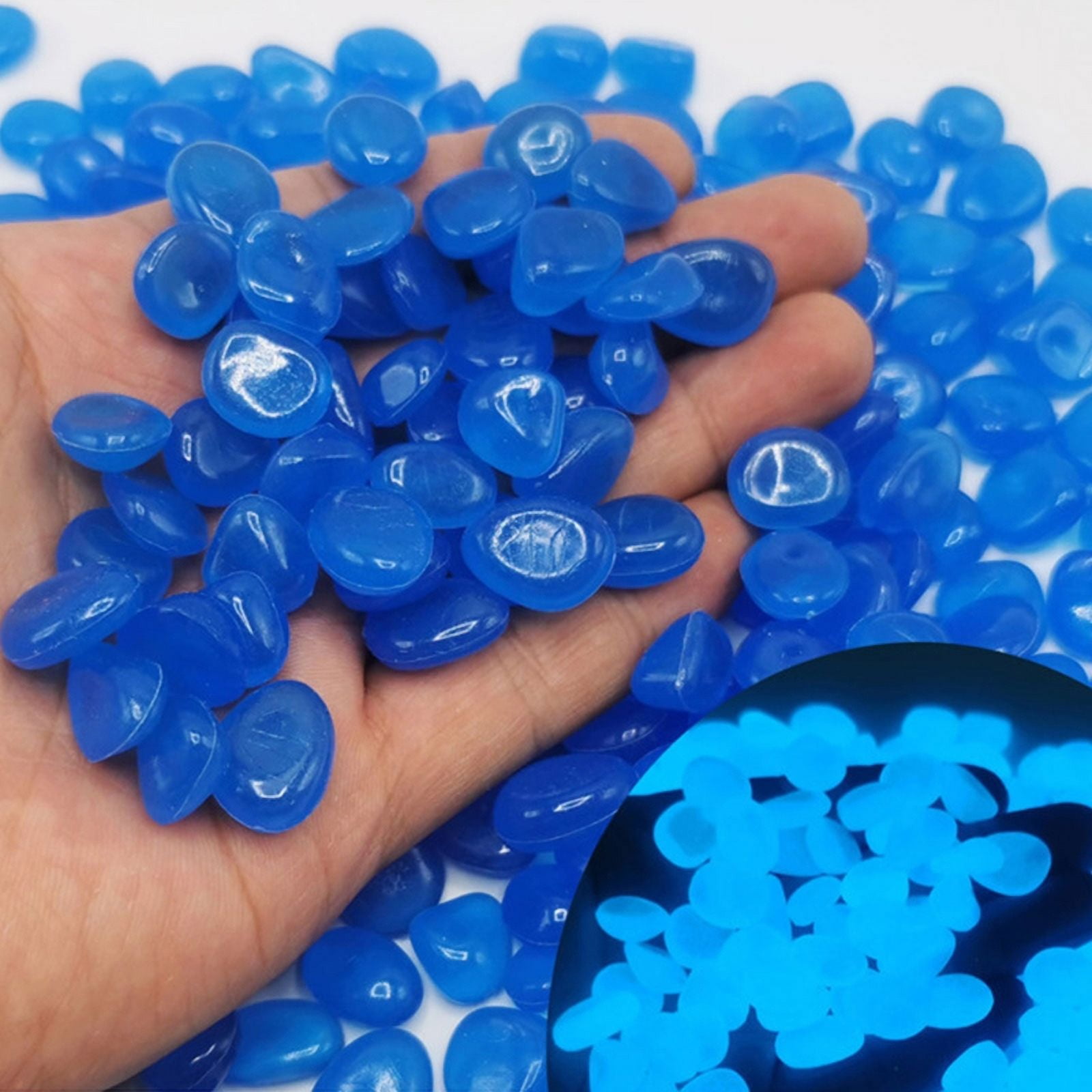 Luminous Sand Glow In The Dark Pebbles Stone Home Garden Yard Outdoor ...