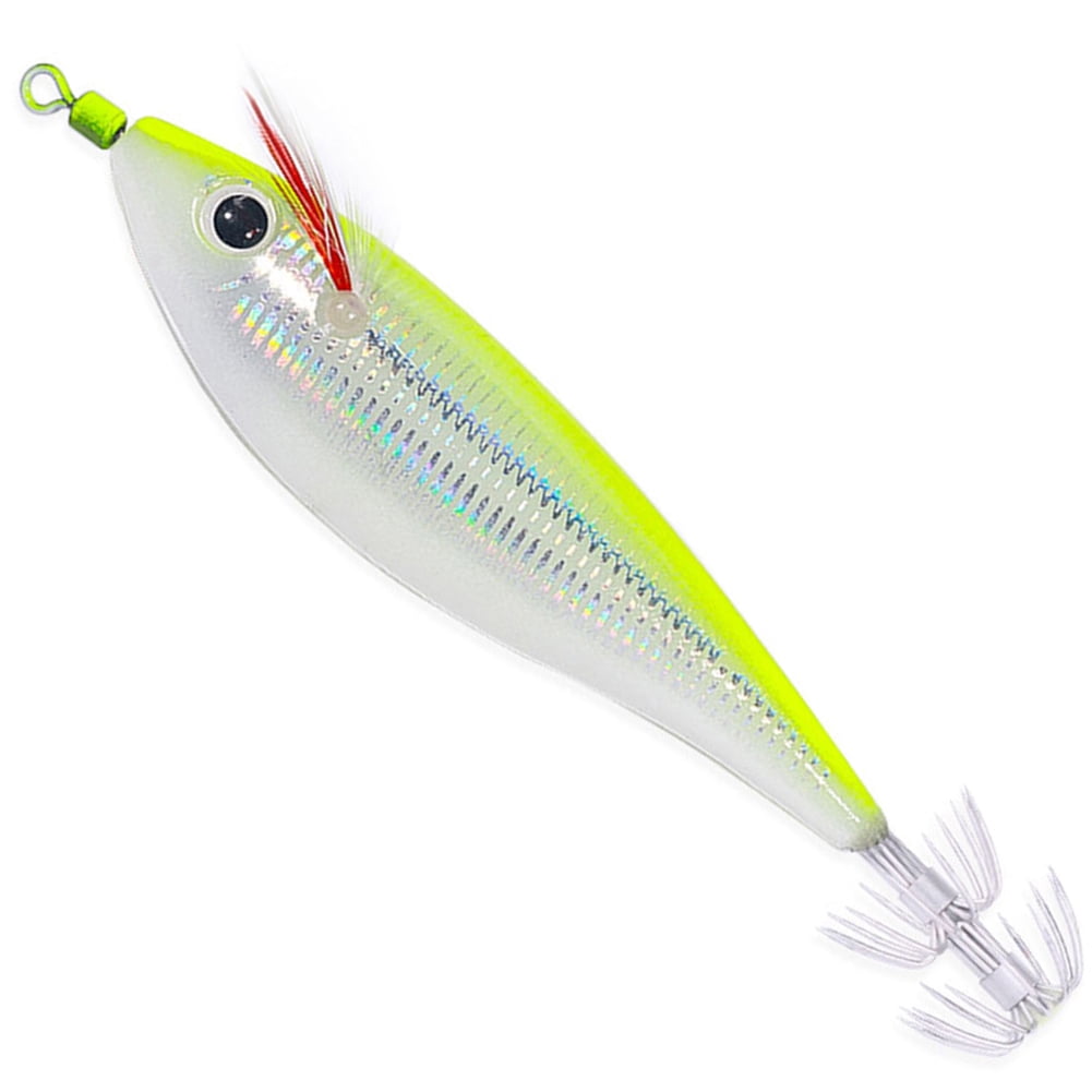 Luminous Shrimp Fishing Lure Artificial Squid Hook Cuttlefish Bait Sea ...