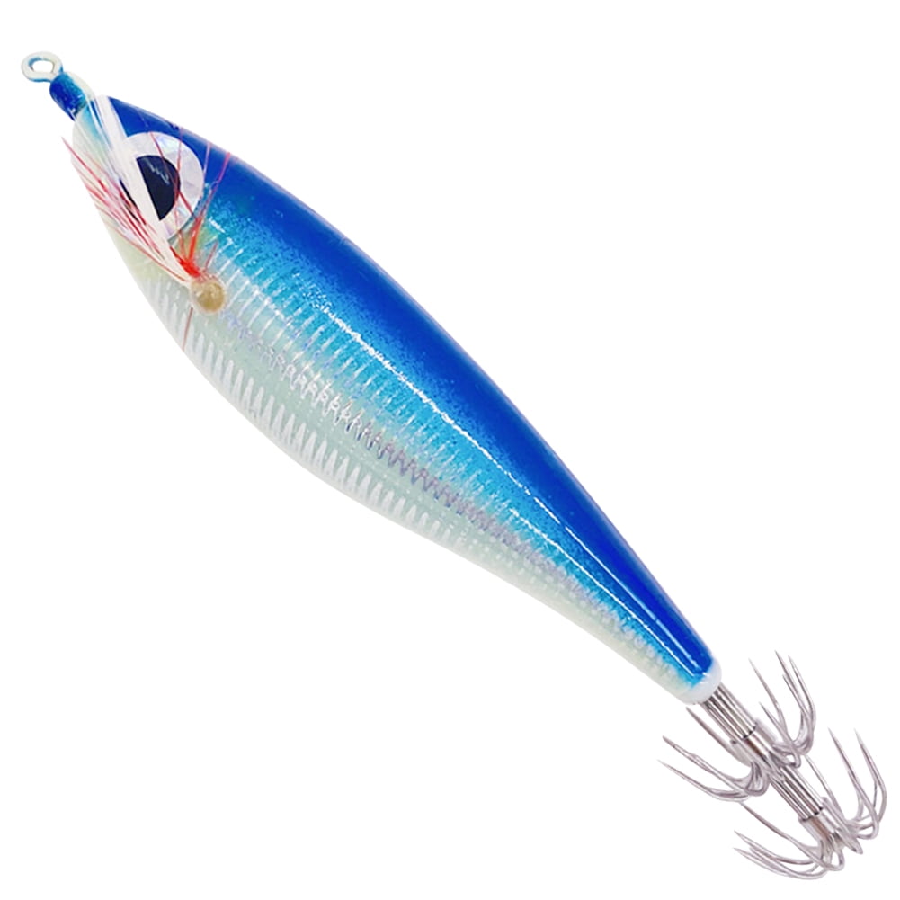 Luminous Shrimp Fishing Lure Squid Hook Cuttlefish Bait Sea Tackle ...