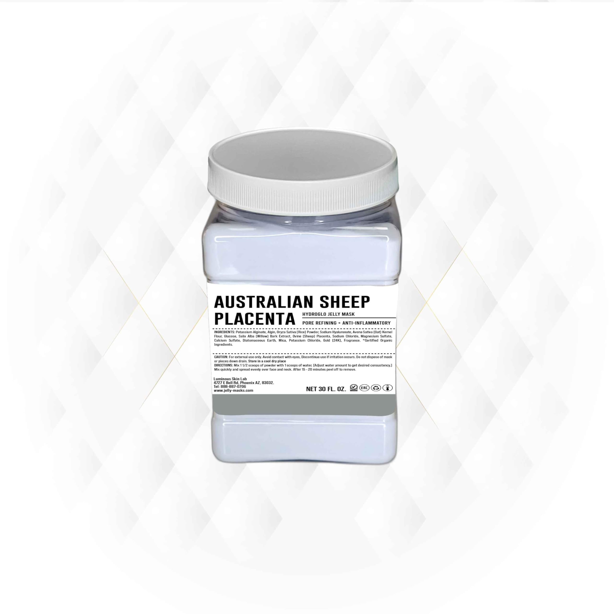 Australian Sheep Placenta Jelly Mask,Peel-Off Anti-Aging & Dark Spot ...